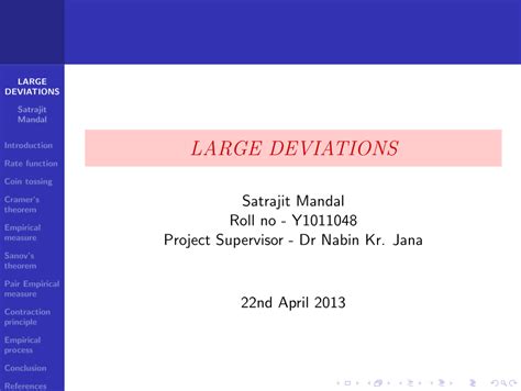pdf large deviations