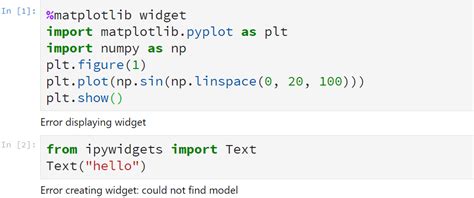 I Got Error Displaying Widget · Issue 2506 · Jupyter Widgets