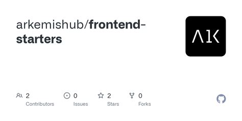 GitHub Arkemishub Frontend Starters