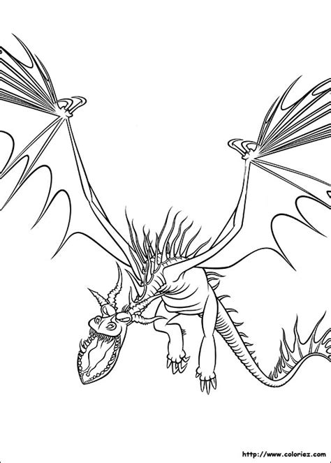 dessins de coloriage dragon à imprimer sur LaGuerche Page