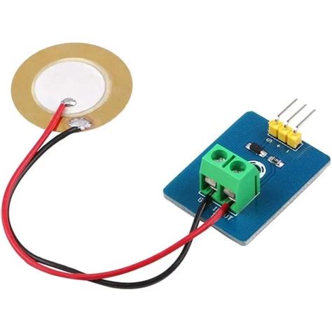 Sensor De Vibración De Cerámica Analógica Para Arduino ElectrÓnica