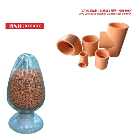Cpvc Raw Material Cpvc Compound Fittings Injection Grade Model