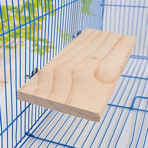 Bird Perch Wood Perch Platform Large Stand Shelf 12 X 6 Inches Wooden