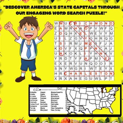 Discover Americas State Capitals Through Our Engaging Word Search
