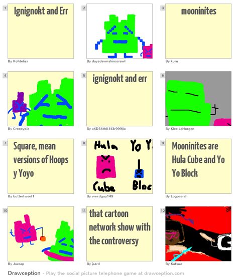 Ignignokt And Err Drawception