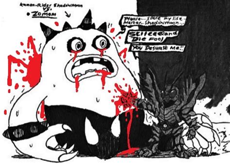 Kamen Rider Shadowmoon Vs Zomom By Kainsword Kaijin On Deviantart