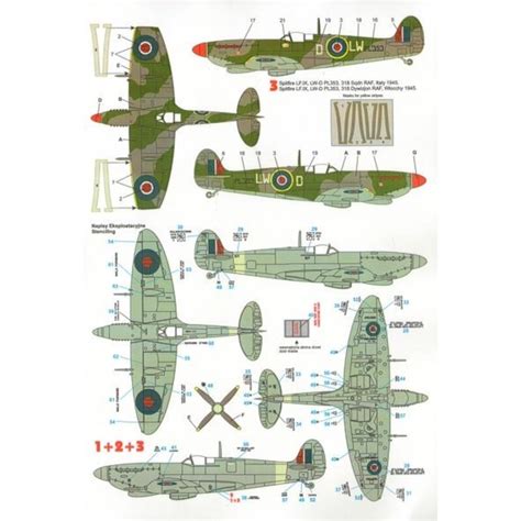 Techmod Decals Decals Supermarine Spitfire Mkix 3 Ma563 Sz V 3