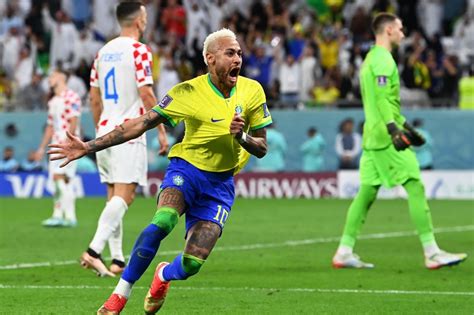 Fifa World Cup Neymar Equals Legend Peles Record Of 77 Brazil Goals