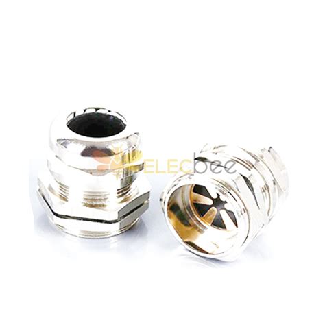 Emc Copper Nickel Plated Metal Shielded Connector Cable Gland