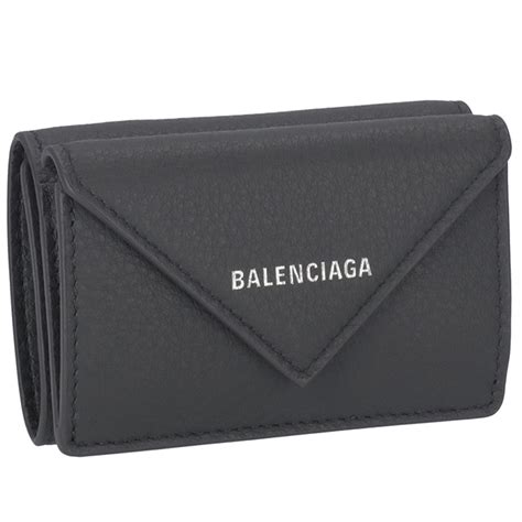 バレンシアガ Balenciaga 391446 ミニ財布 ペーパー ミニ Papier 三つ折り財布 グレー 391446 Dlq0n