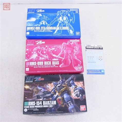 Yahooオークション 未組立 バンダイ Hg 1144 ゼータガンダム Uc0