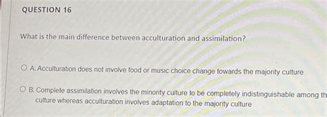 Solved QUESTION What Is The Main Difference Between Chegg