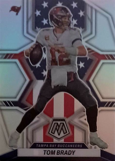 Tom Brady 2022 Mosaic 251 National Pride Silver Price Guide Sports
