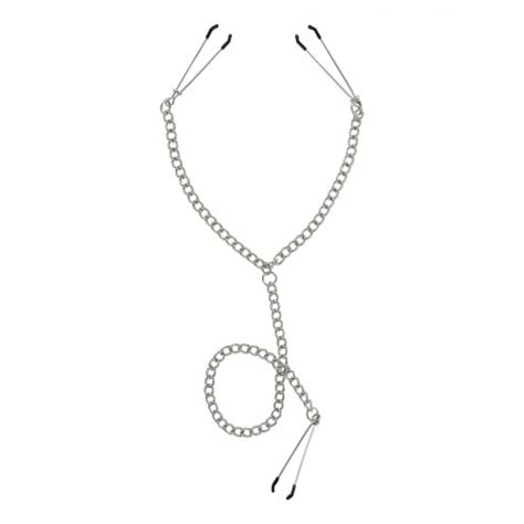 Nipples To Female Genital Tweezer Clamp Set Rings Clamps Nipple Bondage