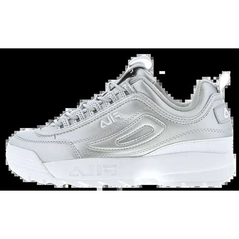 Fila Disruptor Ii Metallic Silver Womens Where To Buy Tbc The