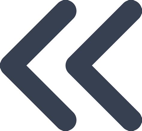 Chevron Double Left Icon Download For Free Iconduck