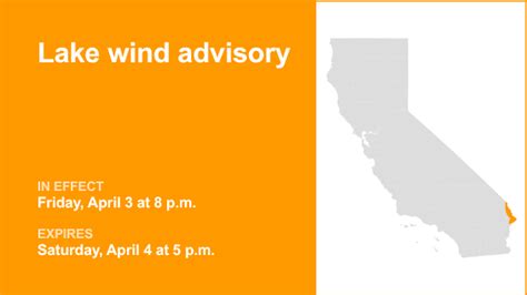 Update Lake Wind Advisory Likely To Expire At 5 P M San Luis Obispo