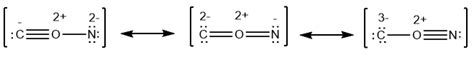 What Is The Most Stable Resonance Structure If Oxygen Is The Central Atom In The Con Ion