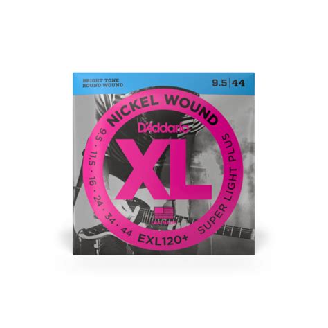 Daddario Exl 120 Super Light Plus Nickel Wound 95 44 Snaren