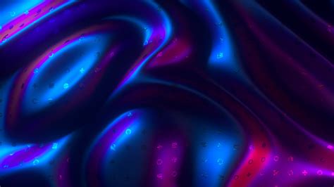 홀로그램 접기 추상 창조적 인 다채로운 파도 배경 호일 네온 표면 트렌디 한 생생한 색상 잔물결 패션 럭셔리 직물의 아름다운 부드러운 흐름 3d 렌더링 0명에 대한 스톡