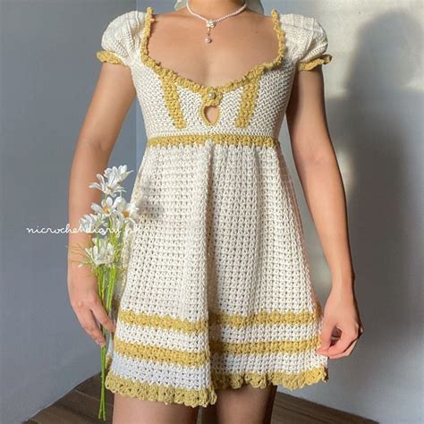 Olivia Dress Pattern Crochet Patterns By Nicoles Ko Fi Shop Dress Pattern Crochet Clothes