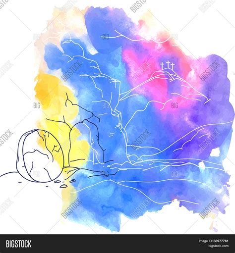 Bright Empty Tomb Vector And Photo Free Trial Bigstock