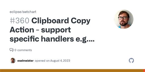 Clipboard Copy Action Support Specific Handlers Eg Imagesvgxml · Issue 360 · Eclipse