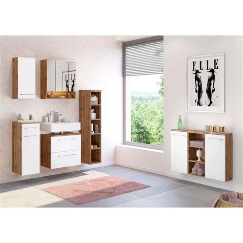 Lomadox Badmöbel Set Louny 03 Spar Set 6 St Badmöbel Set 6 Tlg In