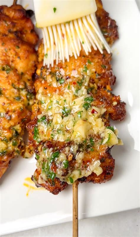Garlic Parmesan Chicken Skewers Artofit