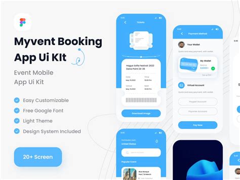 Event Mobile App Ui Kits Ui4free