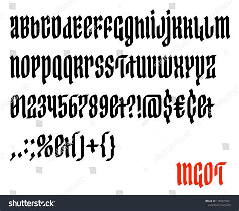 Gothic Script Vector Font Blackletter Typeface Stock Vector Royalty Free 1150025021 Shutterstock Gothic Script Vector Font Blackletter Typeface Stock Vector Royalty Free 1150025021 Shutterstock