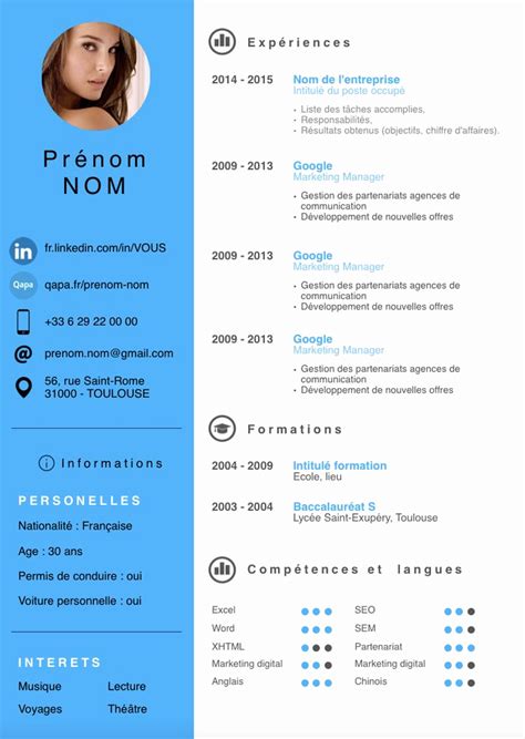 Exemple De Cv Europass Attractif Laboite Cv Fr