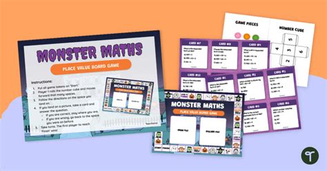 Halloween Board Game Year 2 Place Value Teach Starter