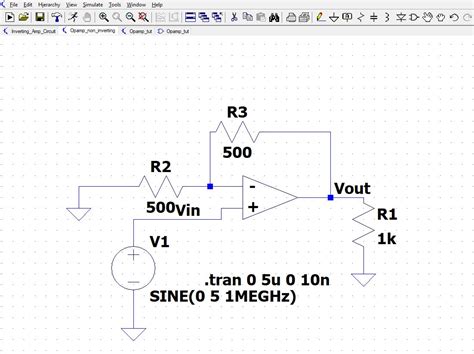 Simulation Of Ideal Operational Amplifier Using Ltspice Circuit