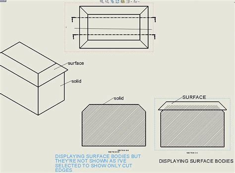 Can I Display A Surface In A Drawing When SolidWorks AutoCAD Forums
