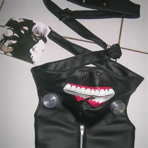 Jual Anime Cosplay Tokyo Ghoul Kaneki Ken Mask Topeng Cosplay Import