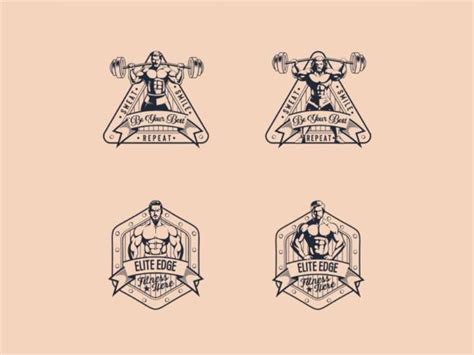 17 Gym Badge Designs And Graphics