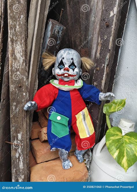 Clown Joker Horror Ghost Doll Stock Illustration Illustration Of