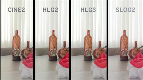 Cine2 Hlg2 Hlg3 Slog2 Dynamic Range Comparison Youtube