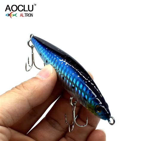 Aoclu Wobbler Lure Super Quality 6 Colors 95mm 265g Hard Bait Pencil