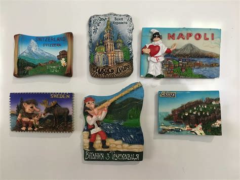 Сувеніри з різних країн і міст на подарунок магніти на холодильник 30 грн Подарки для женщин