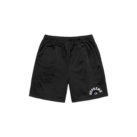슈프림 X 챔피온 메쉬 쇼츠 블랙 24ss Supreme Kream 슈프림 X 챔피온 메쉬 쇼츠 블랙 24ss Supreme Kream