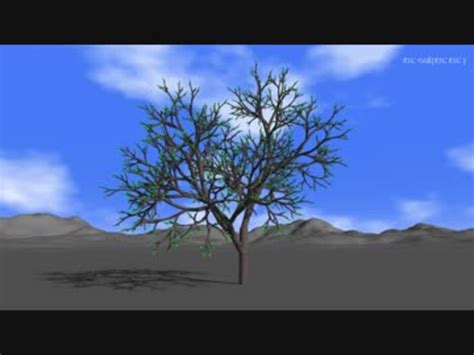 【天地創造】l Systemとフラクタルで木の自動生成リメイク版 ニコニコ動画