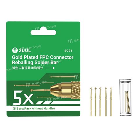 2uul Sc96 Gold Plated Fpc Connector Reballing Solder Bar Without Handle 5pcs Martview