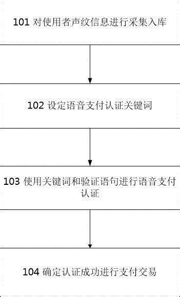 voiceprint feature based remote authentication payment system and