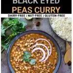 Instant Pot Black Eyed Peas Curry Punjabi Lobia Curry Lobia Masala