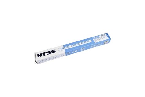 Патч панель Ntss 24 Utp порта Rj45 Cat 5е 1u Dual Idc без органайзера Ntss Pp 1u 24 Utp Rj45