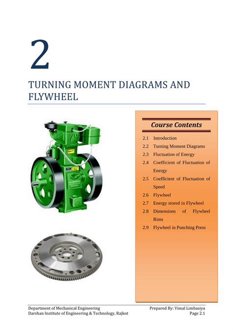 Pdf Turning Moment Diagrams And Flywheel Dokumen Tips