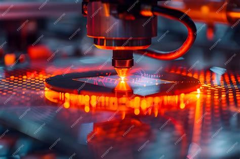 Premium Photo Semiconductor Chip Being Etched In A Manufacturing