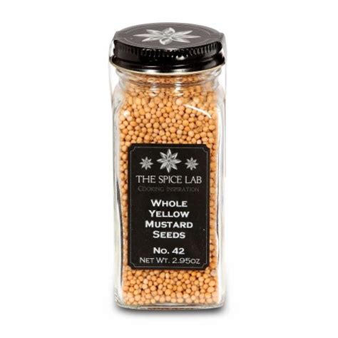 The Spice Lab Whole Yellow Mustard Seeds Kosher Gluten Free All